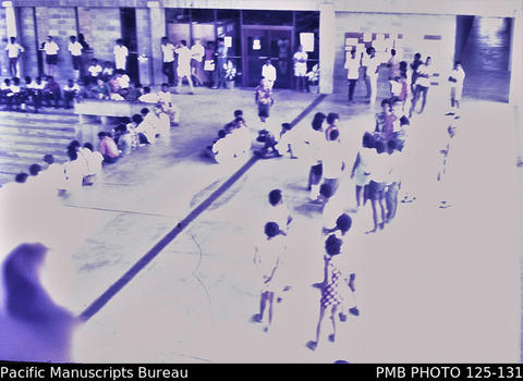'University of Papua New Guinea [UPNG], campus: forum, meeting area ...